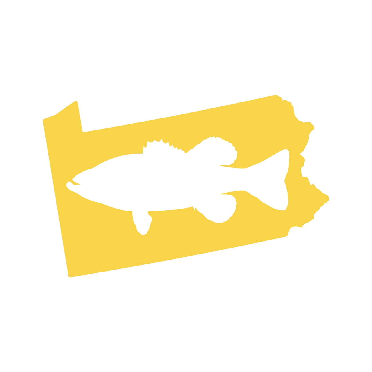 Pennsylvania Bass Sticker Decal Die Cut - Self Adhesive Vinyl ...