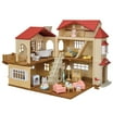 Calico Critters Red Roof Cozy Cottage, Miniature Village Dollhouse with ...
