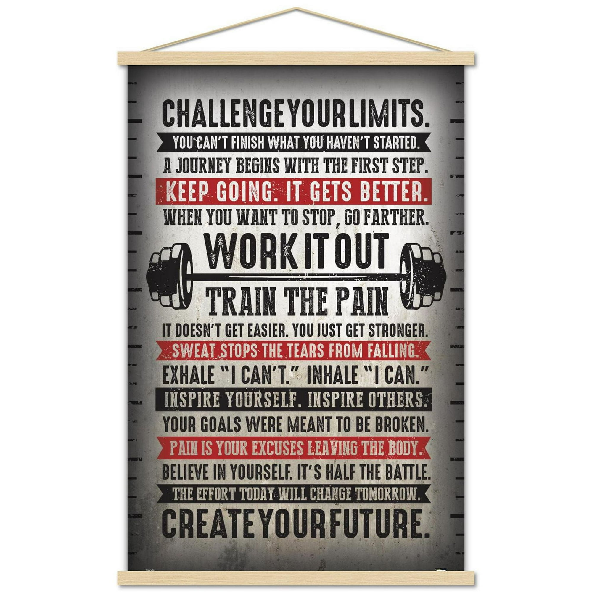 Click here for Trends International Challenge Your Limits Wall Po... prices