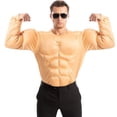 Joyfy Halloween Men's Muscle Suit, Muscle Shirt, Funny Adult Costumes ...