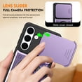 ELEHOLD Sliding Camera Cover Ring Kickstand Hybrid Shockproof ...