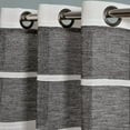 Lush Decor Textured Stripe Sheer Window Panels - Beige - 84 x 38 ...