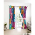 Colorful Cat Blackout Curtains for Bedroom/Living Room, Thermal ...