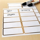 12 Packs: 80 ct. (960 total) Gold Border Printable Shipping Label ...