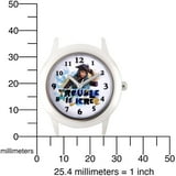 Descendants 2 Uma Tween Girls' Stainless Steel Watch, Black Glitter ...