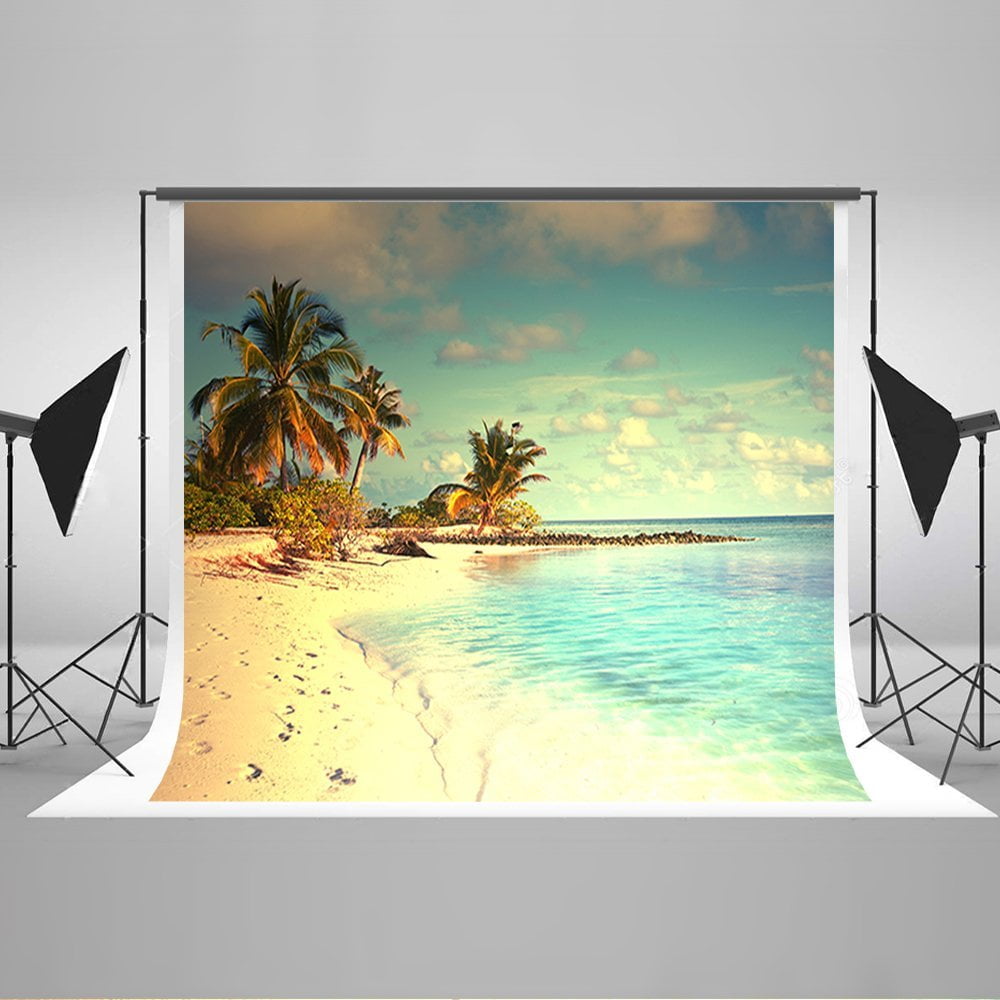 MOHome 7x5ft Hawaii Wedding Photo Backgrounds Backdrops Setting Sun ...