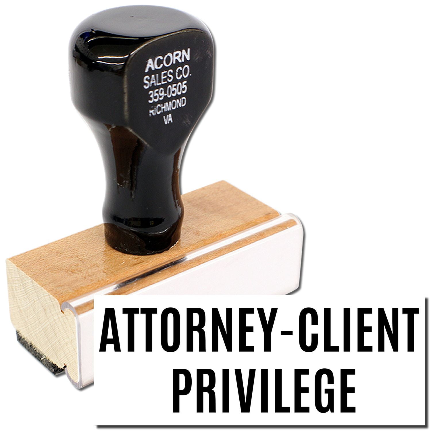 Attorney-Client Privilege Rubber Stamp, Wooden Handle Rubber Stamp ...