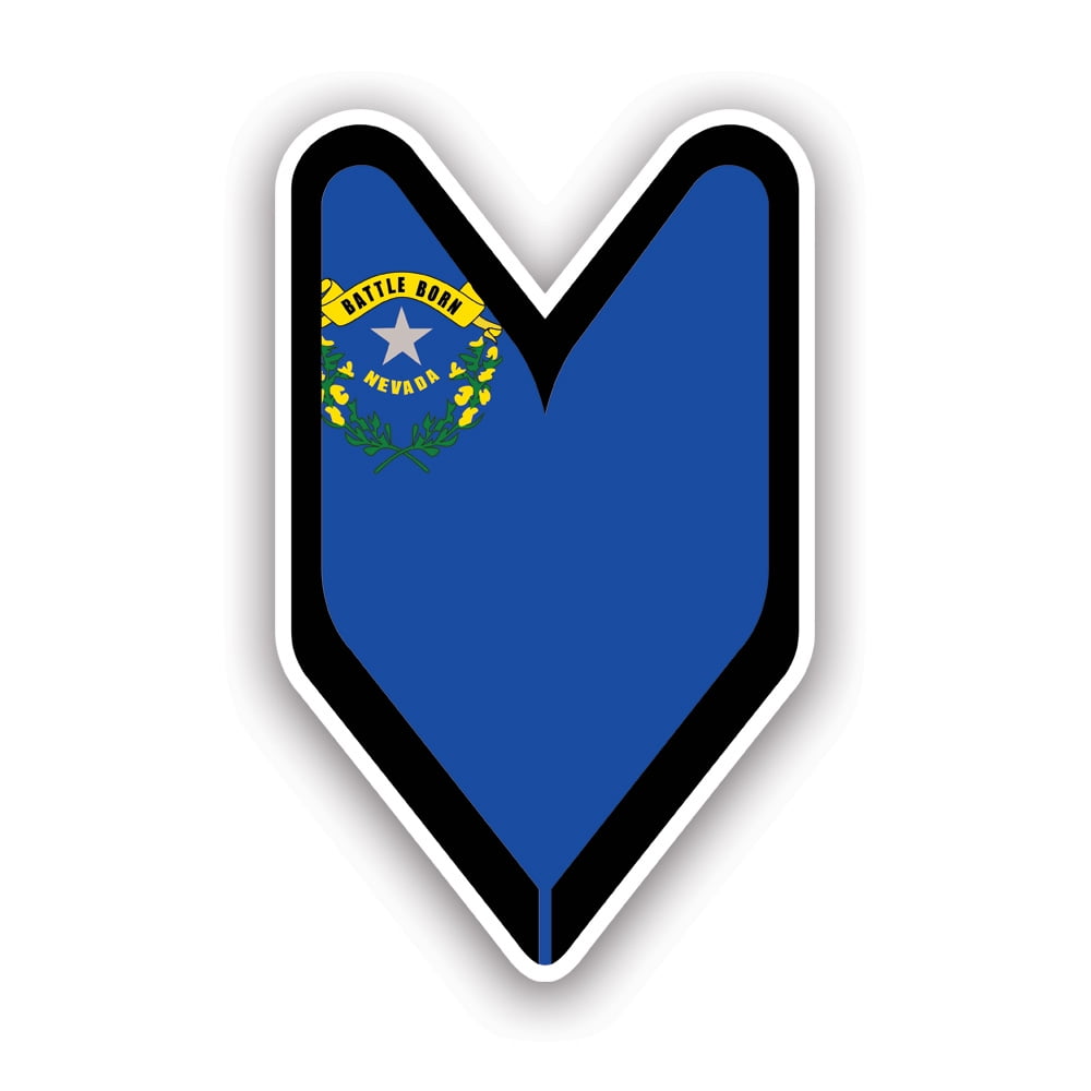 Nevada Driver Badge Sticker Decal - Self Adhesive Vinyl - Weatherproof ...