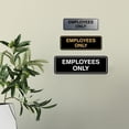 Standard EMPLOYEES ONLY Sign - Black/Gold - Small (5 Pack) - Walmart.com