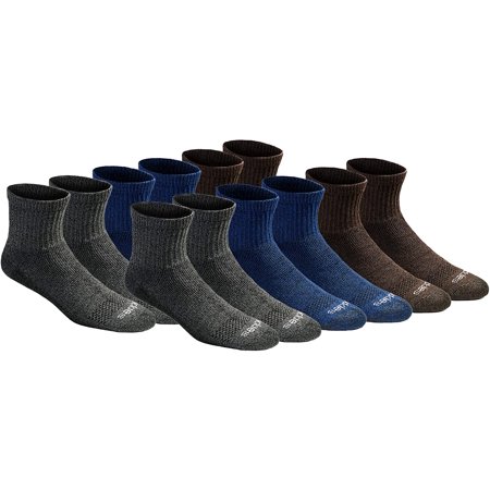 HHHC mens Dri-tech Moisture Control Quarter Socks Multipack | Walmart ...