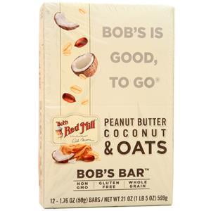 Click here for Bobs Red Mill Bobs Bar Peanut Butter  Coconut & Oa... prices