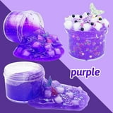 Easycity 8 Pack Jelly Cube Slime, Clear Soft Reusable Kids Gift and ...