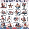 Aoznliie 4th of July Hanging Ornaments, Patriotic Decorations with Red ...