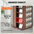 VEVOR Media Storage Cabinet, Rotating Media Tower, Holds up to 1040 CDs ...