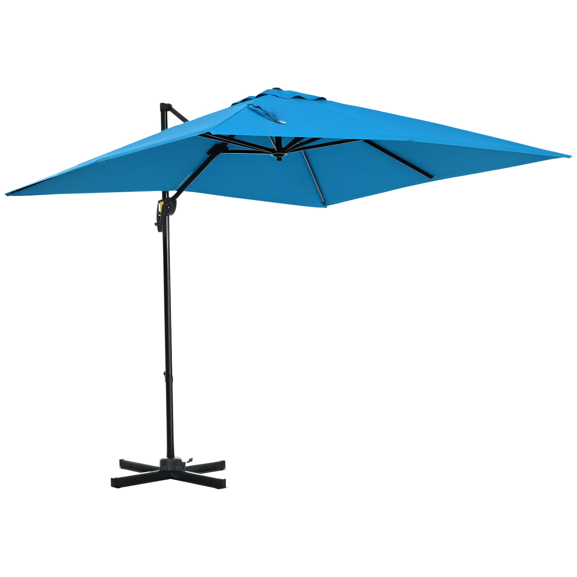 Click here for Outsunny 8x8 Square Patio Hanging Offset Umbrella... prices