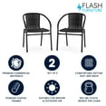 Free Shipping! Flash Furniture Outdoor Stackable Rattan Patio Chairs ...