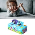 Baby Tissue Box Busy Pull Tissues for Developmental 6-12 Months Cartoon ...