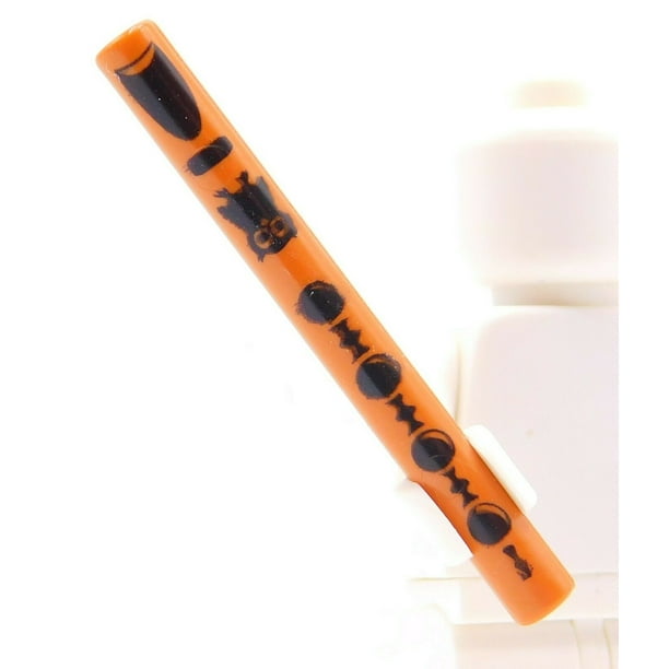 1 Lego Dark Nougat Bar 4L Lightsaber Blade Wand Flute Pattern Harry ...