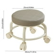 Dtchengua 360° Swivel Rolling Stool with Padded Seat - Mobile Work ...