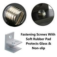 BE-TOOL Aluminum Alloy Glass Panel Bracket Clamp Glass Clips Glass ...