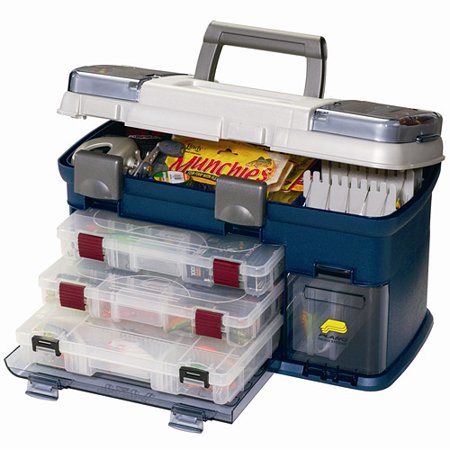Plano Tackle System Box, Premium Tackle Storage Blue/Silver | Walmart ...