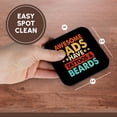 3drose, Awesome Dads Have Tattoos and Beards Funny Colorful Text on ...