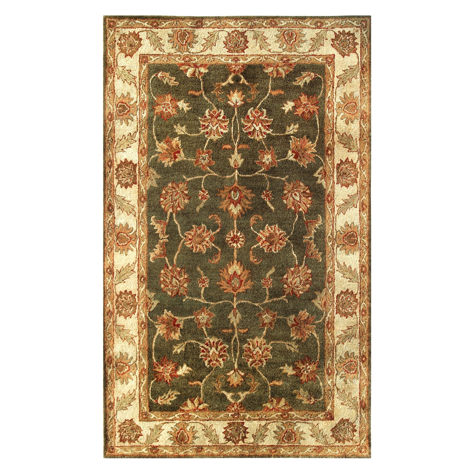 Noble House Golden Area Rug - Dark Green/Beige - Walmart.com