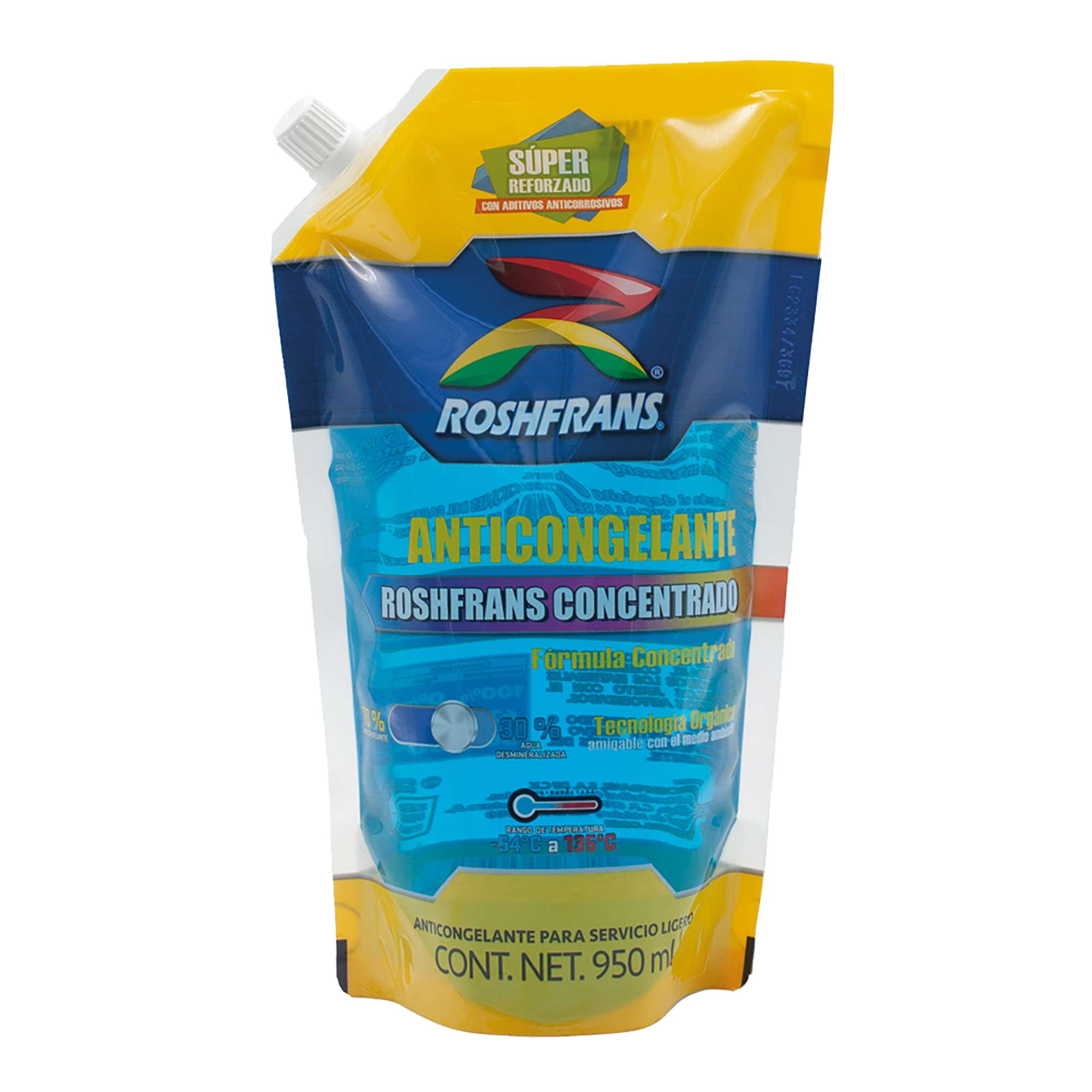 Anticongelante Concentrado Roshfrans 950 ml ROSHFRANS CONCENTRADO ...