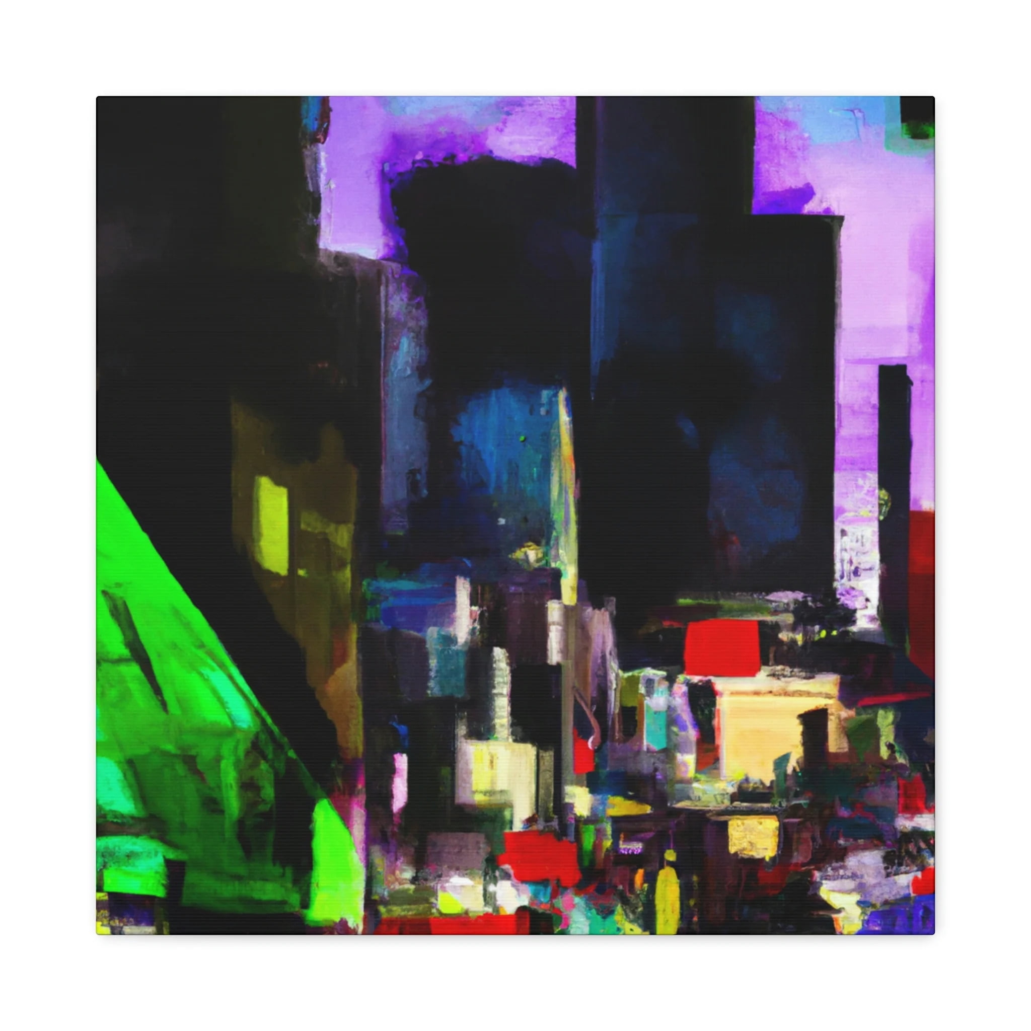 Urban Industrial Blueprint - Canvas - Walmart.com