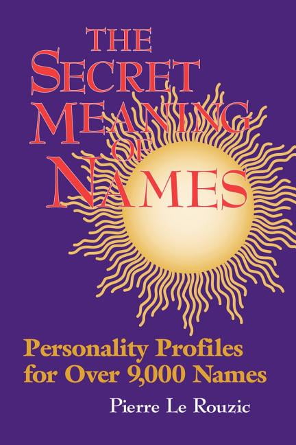 Secret Meaning of Names (Paperback) - Walmart.com