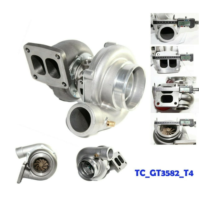 GT35 GT3582 Turbo Turbocharger Turbine 0.63 A/R Quick Spooling T3 ...