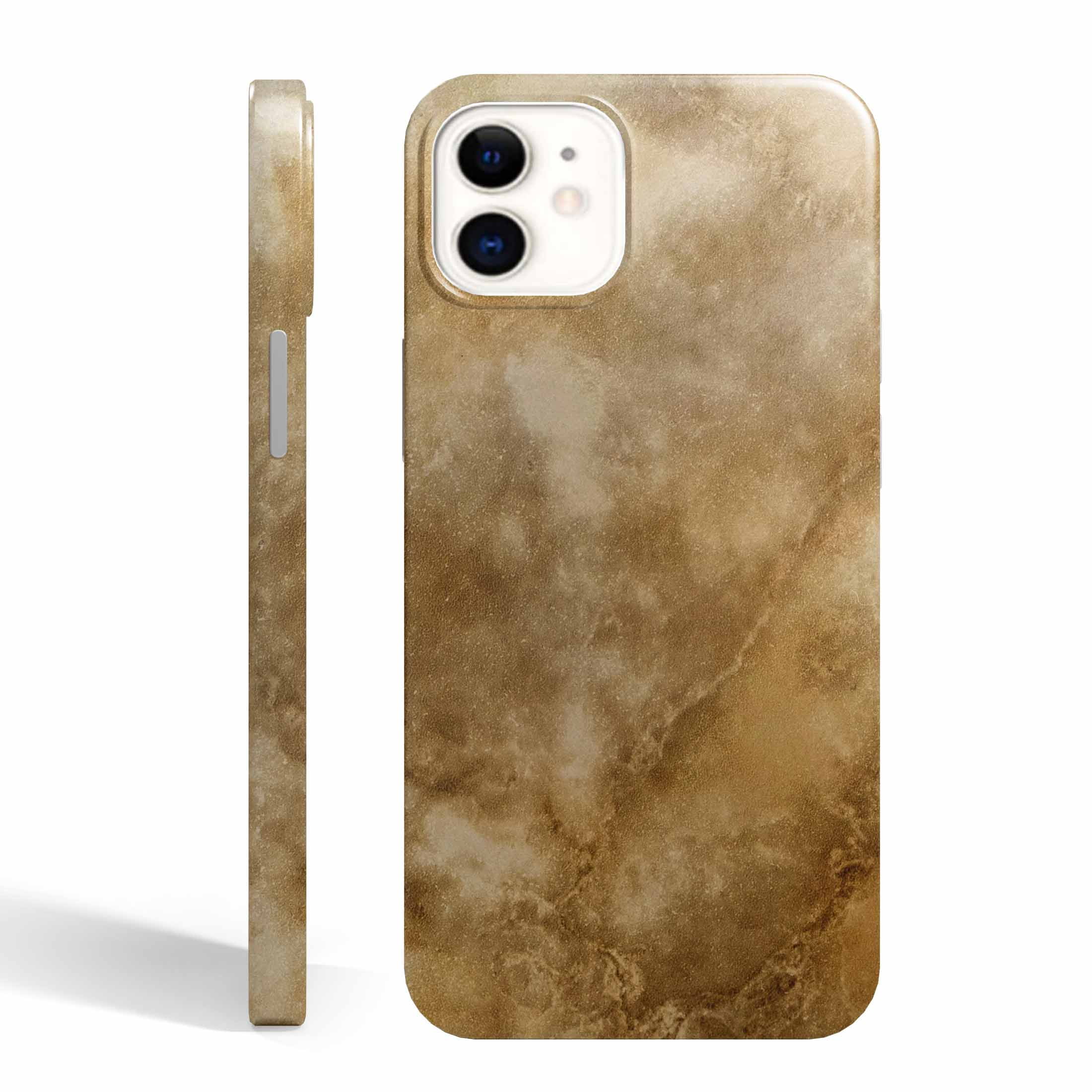 Tobelint Real Marble Texture Case for iPhone 12, Slim Full Protective ...