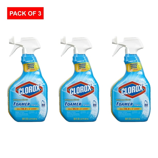Clorox Bleach Foamer Bathroom Cleaner - Pack of 3 - Walmart.ca