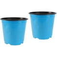 2pcs Round Bucket Thicken Plastic Flower Pots Tree Growing Bucket ...