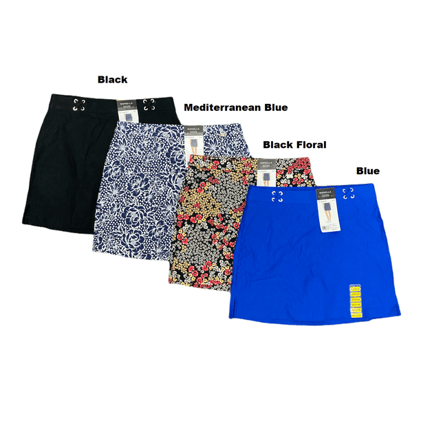 Rafaella Women's Supreme Stretch 4.5" Inseam Comfort Skort w/ Mesh ...