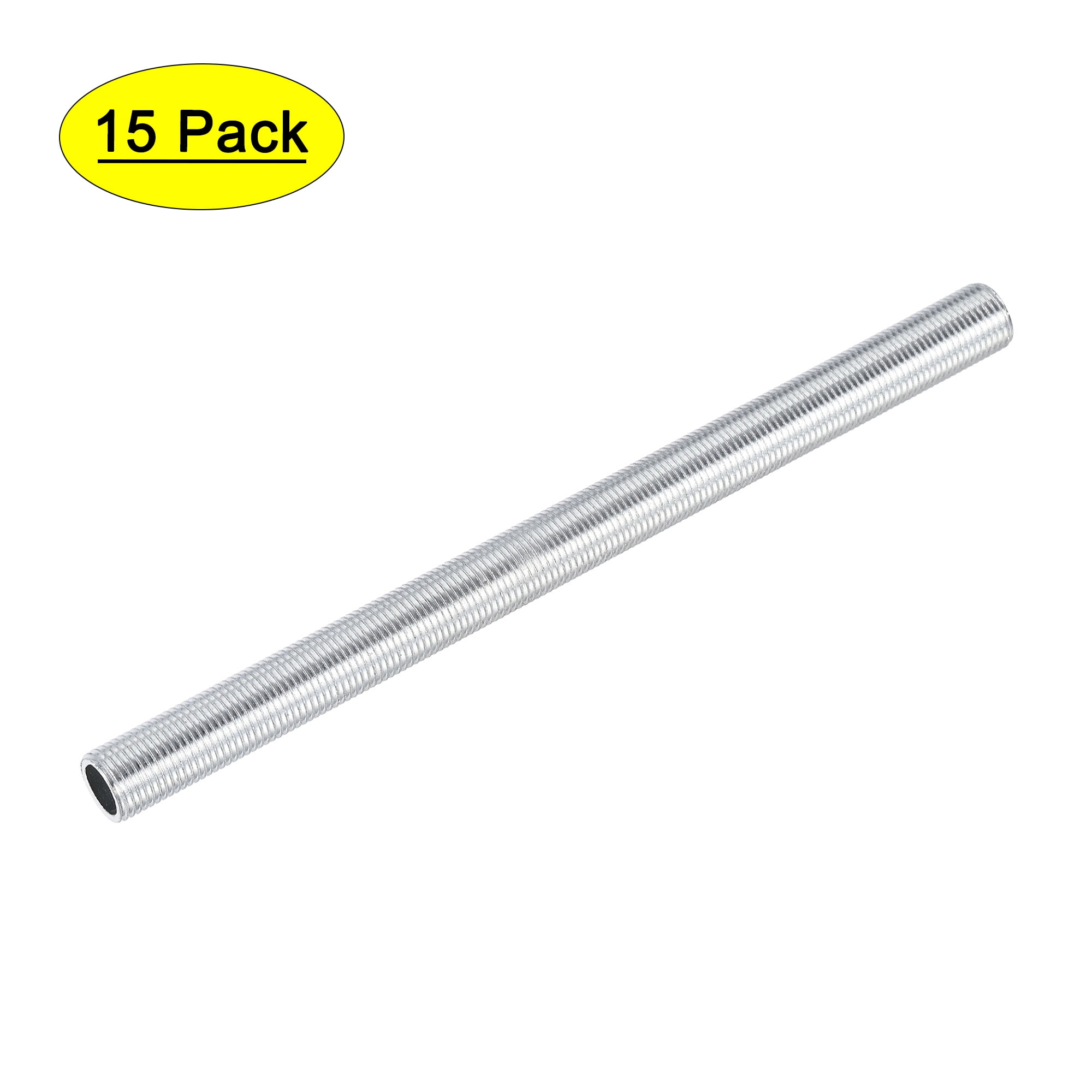 Uxcell 1/8IP All Thread 14cm Long Extension Pipe Coupling Lamp Rod 15 ...