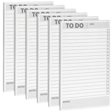 Walmart Daily Task List Sticky Notepad, 6" x 10" Schedule Reminder ...