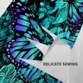 Balery Blue Floral with Butterflies Pattern Tapestry 60x51 Inches ...