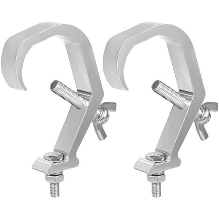 2pcs 1.18-2inch Stage Light Clamp Hooks Metal Truss C-Clamp Mounting ...