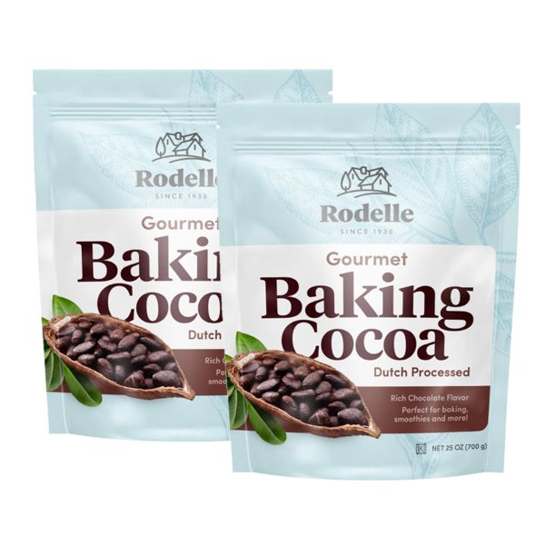 2 Pack | Rodelle Gourmet Baking Cocoa Powder, 25 oz - Walmart.com