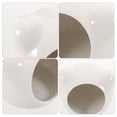 BESTYASH White Ceramic Hamster Hut Cooling Nest for Small Pets ...