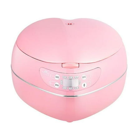 Peach Heart Shaped Rice Cooker Smart Mini Rice Cooker Smart Appliances ...