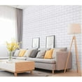 10 count Brick Wall Stickers, 59 sq. PE Self- Wallpaper Removable and ...