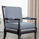 Silverthorne Spindle Chair, Weathered Oak, Mocha - Walmart.com