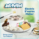 Jet-Puffed Indoor Electric Smores Maker Kit with Trays & Roasting Forks ...