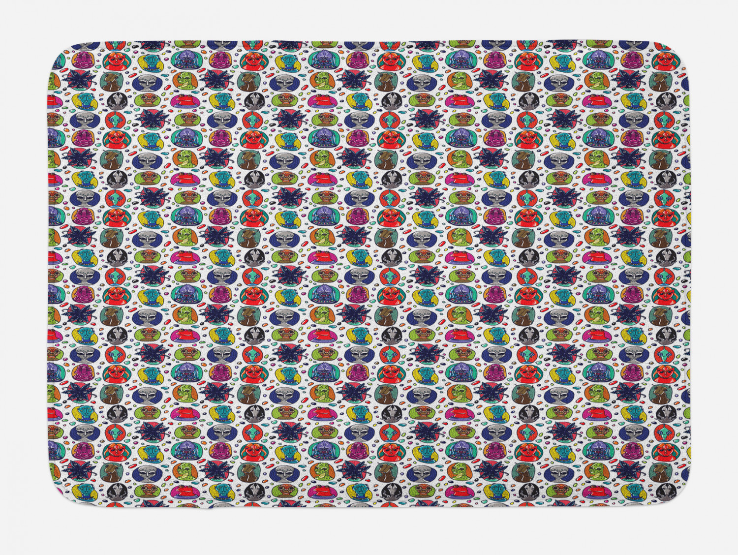 Alien Bath Mat, Fictitious Futuristic Extraterrestrial Character ...