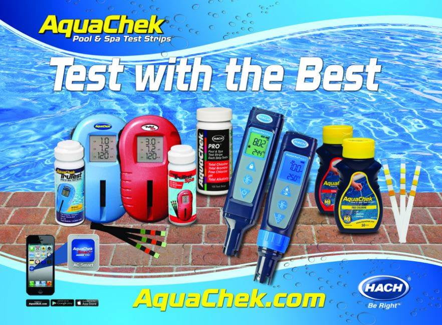 New Aquachek 512084 Pro II Swimming Pool Spa 4 in 1 Test Kit Strips 4 ...