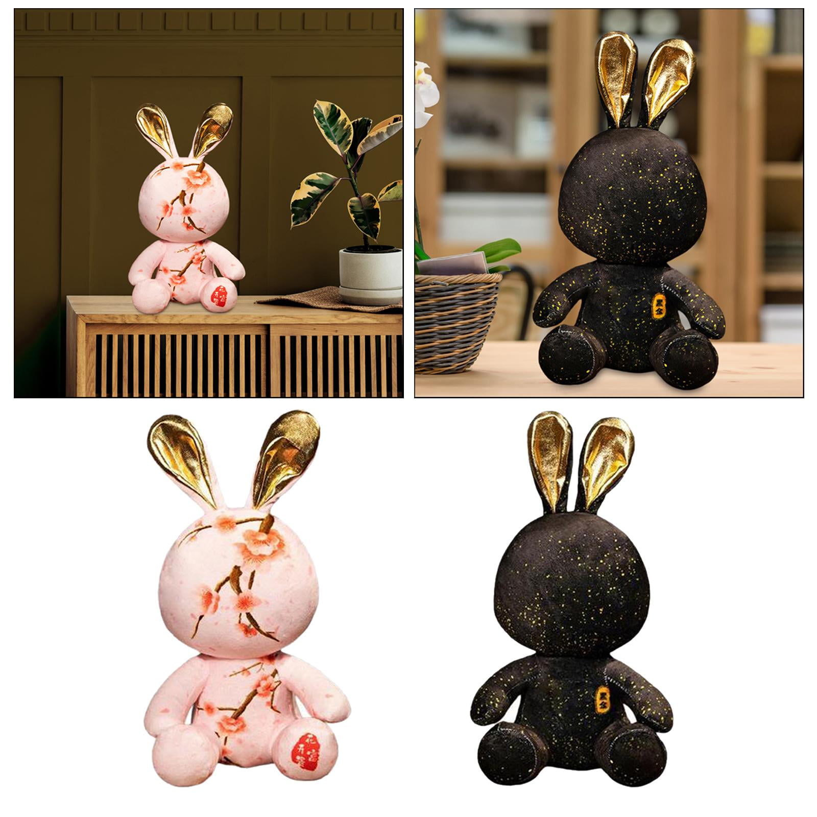 Rabbit Plush Toy Bunny Stuffed Animal Plush Toy Stuffed Party Decor 2x ...