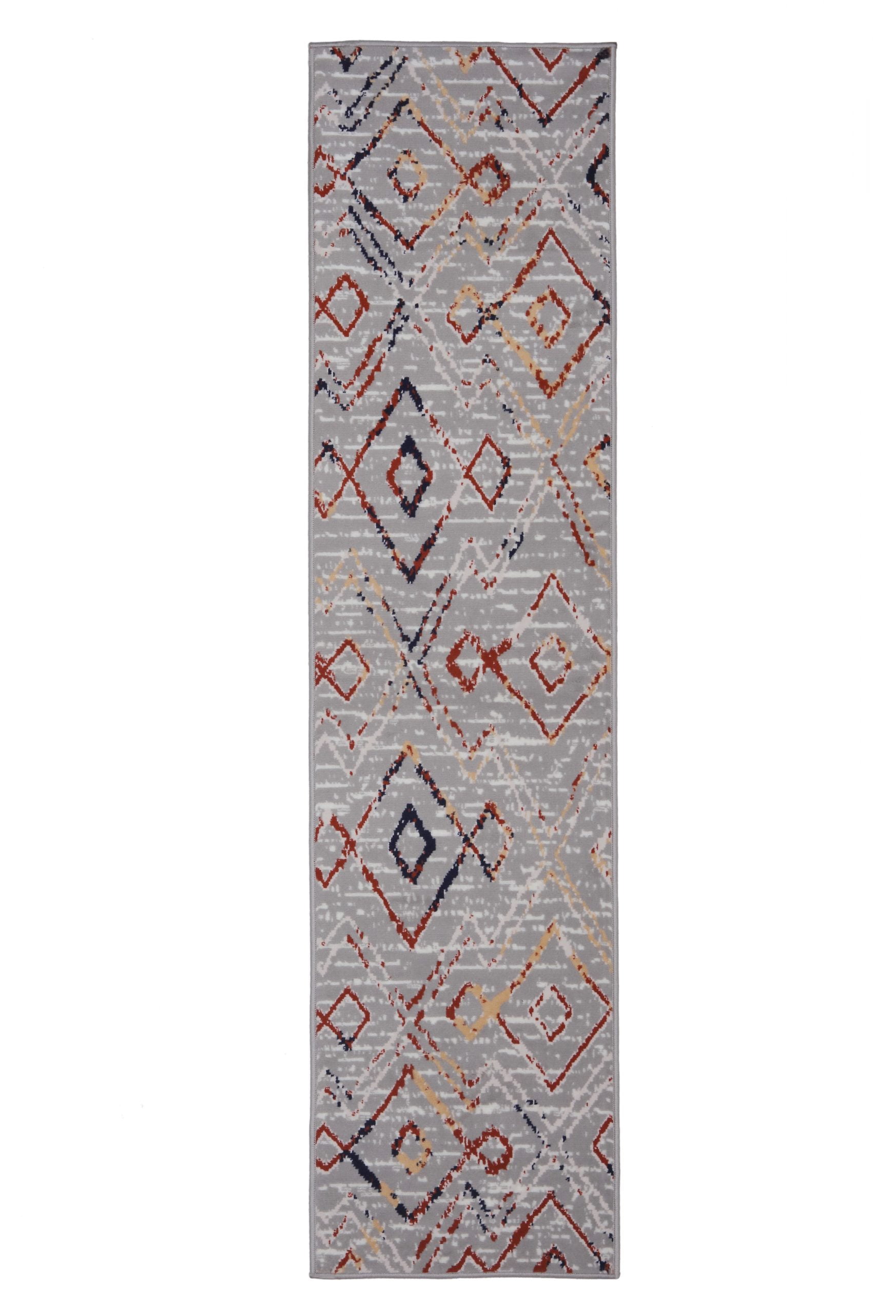 Furnish My Place Indoor Moroccan Geometric Print Rug with Jute Backing ...