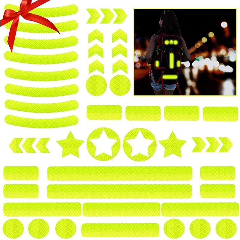 Reflective film set self-adhesive self-adhesive reflector 42 pieces for ...